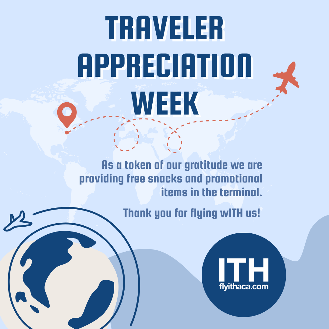 Celebrate Traveler Appreciation Week at Ithaca Tompkins International ...
